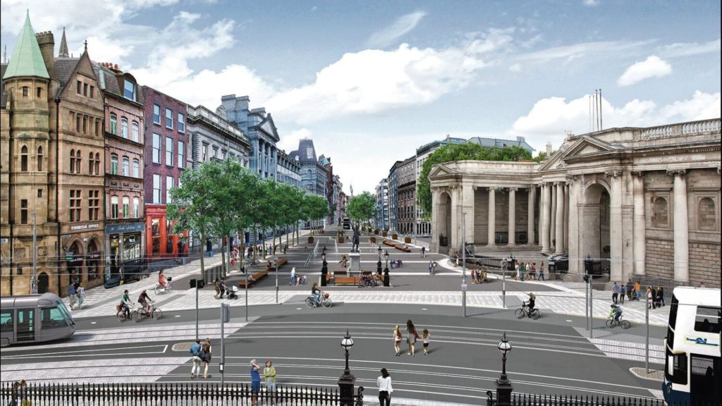 Dame Street and College Green to go “traffic-free” for one day ...