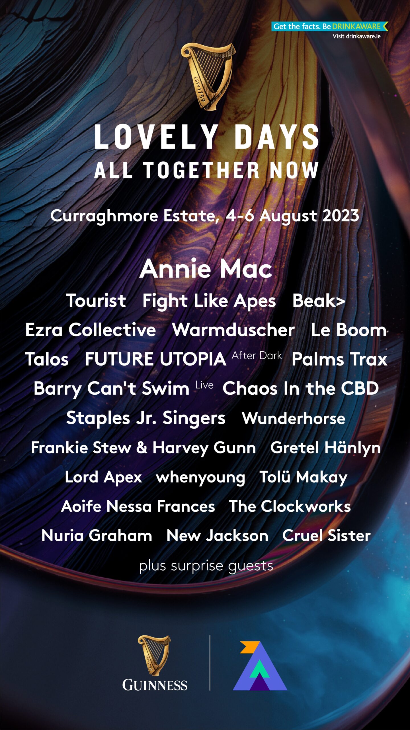 Guinness Reveal New Lovely Days Stage and full lineup ahead of All ...